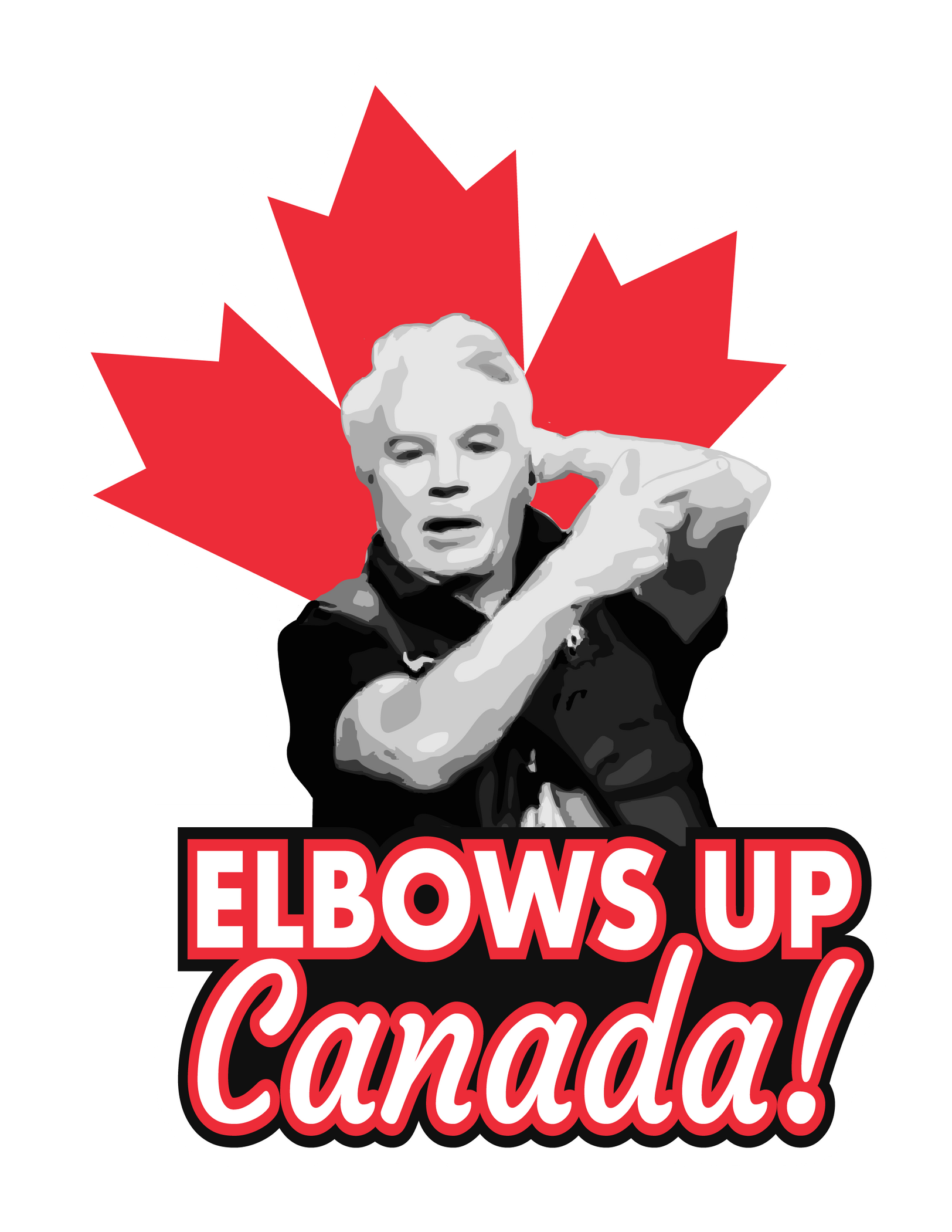 Elbows Up Canada Sticker
