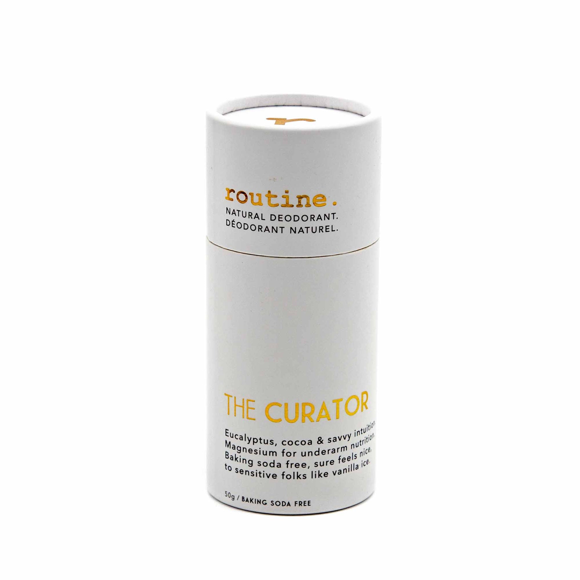 Routine Deodorant The Curator Stick– Mortise And Tenon